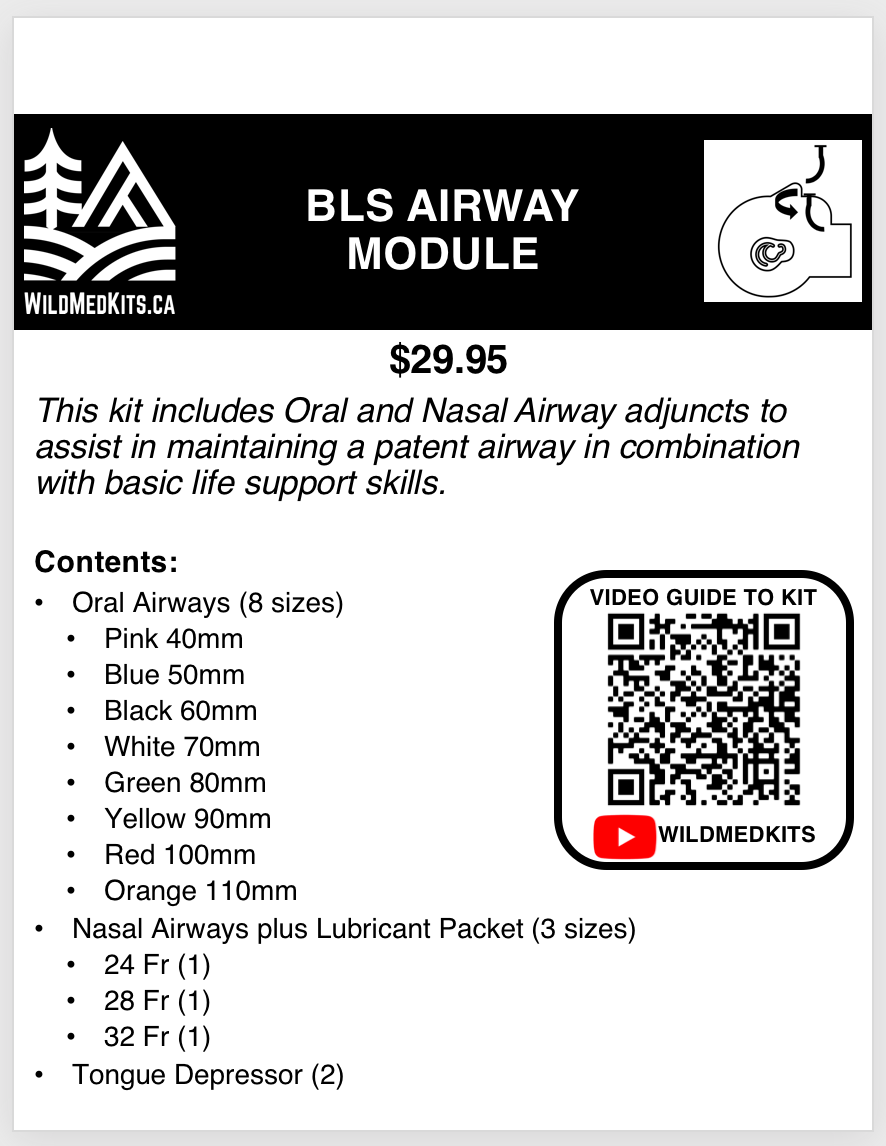 BLS Airway Module – wildmedkits