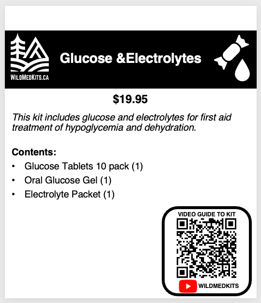 Glucose & Electrolytes Kit – wildmedkits