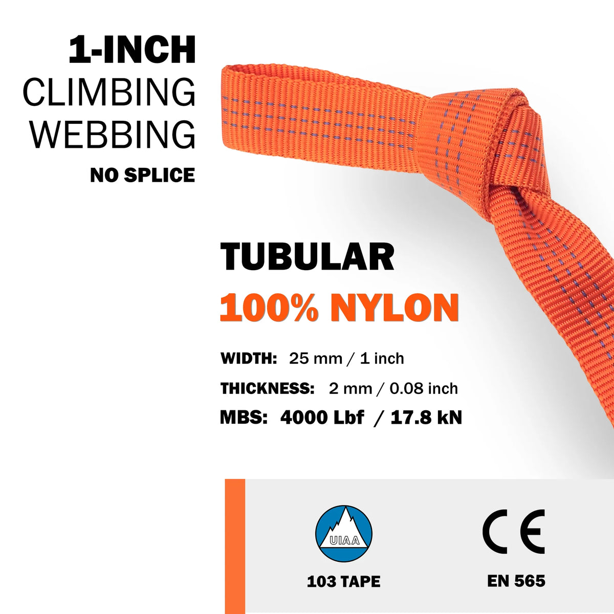 Tubular Rescue Webbing: 300' Spool – wildmedkits