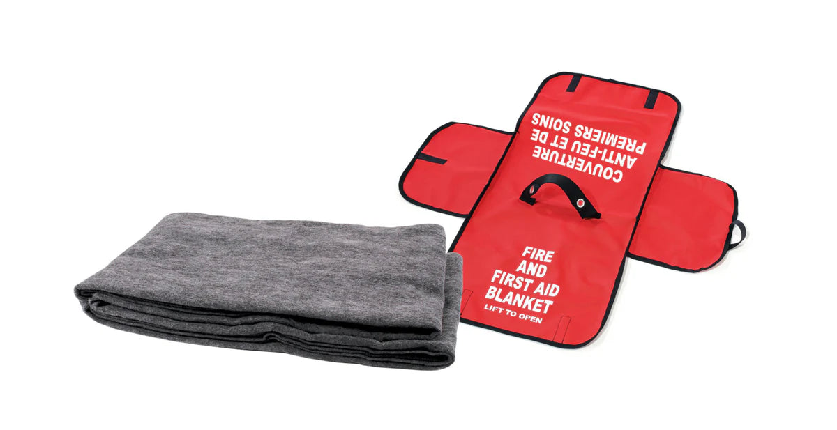 Fire Blanket with Wall Hanger: 100% Wool – wildmedkits